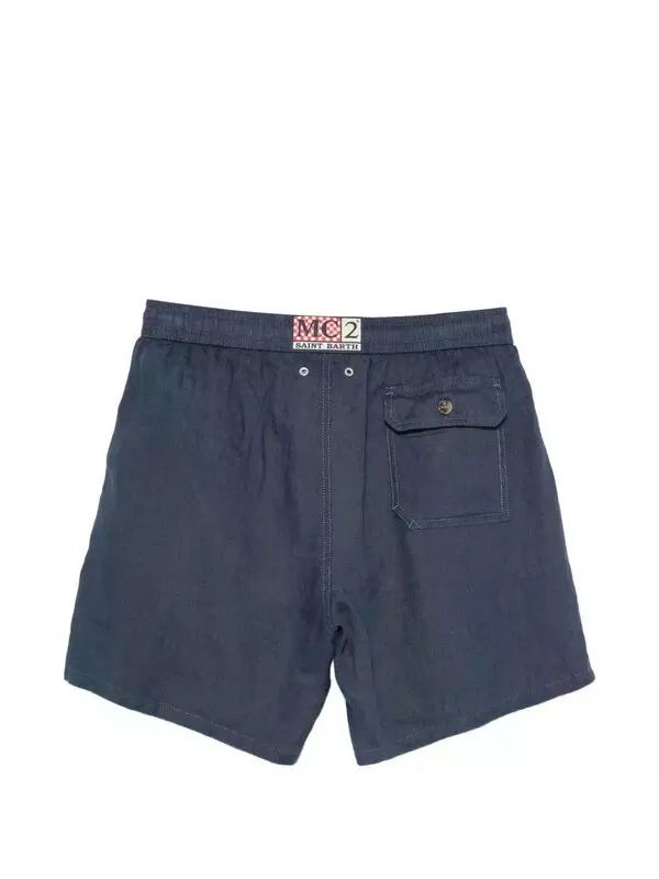 MC2 SAINT BARTH Linen Swim Shorts