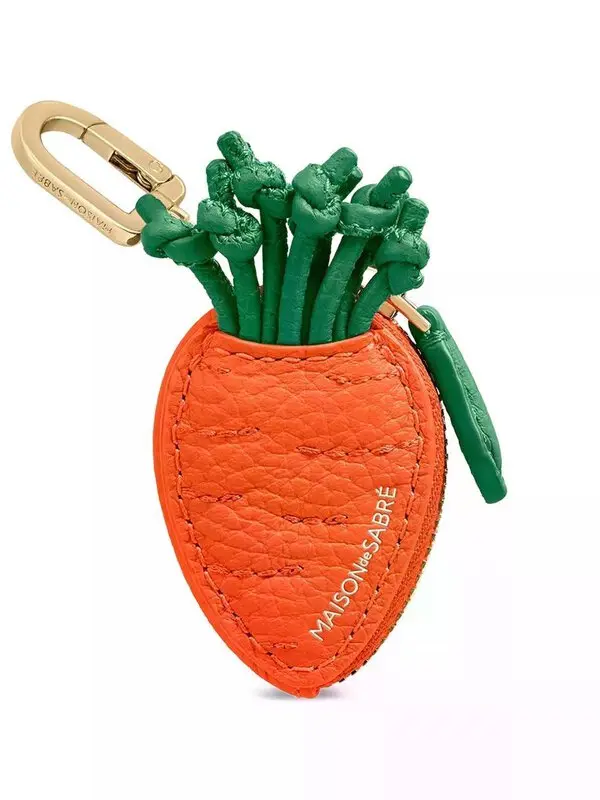 MAISON DE SABRE Sabrémoji™ Carrot Bag Charm - Orange