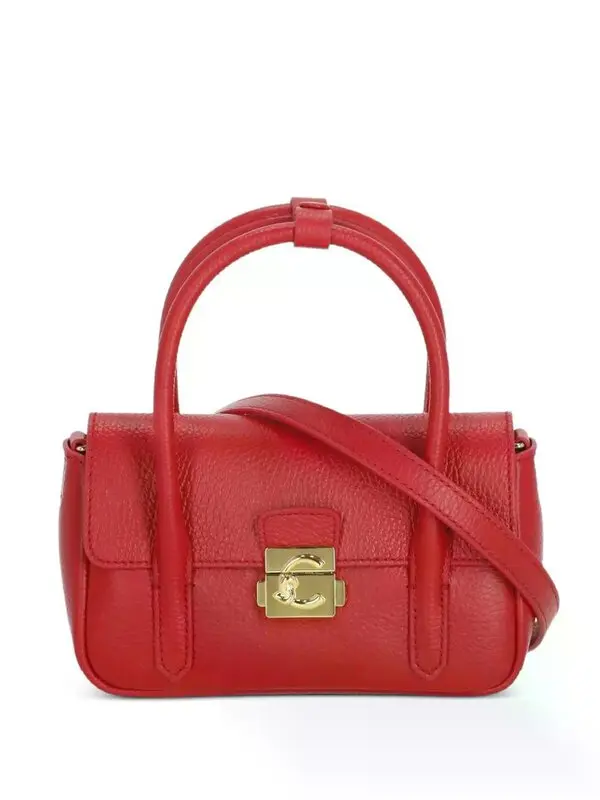 COCCINELLE Mini C-me Lock Tote Bag - Red