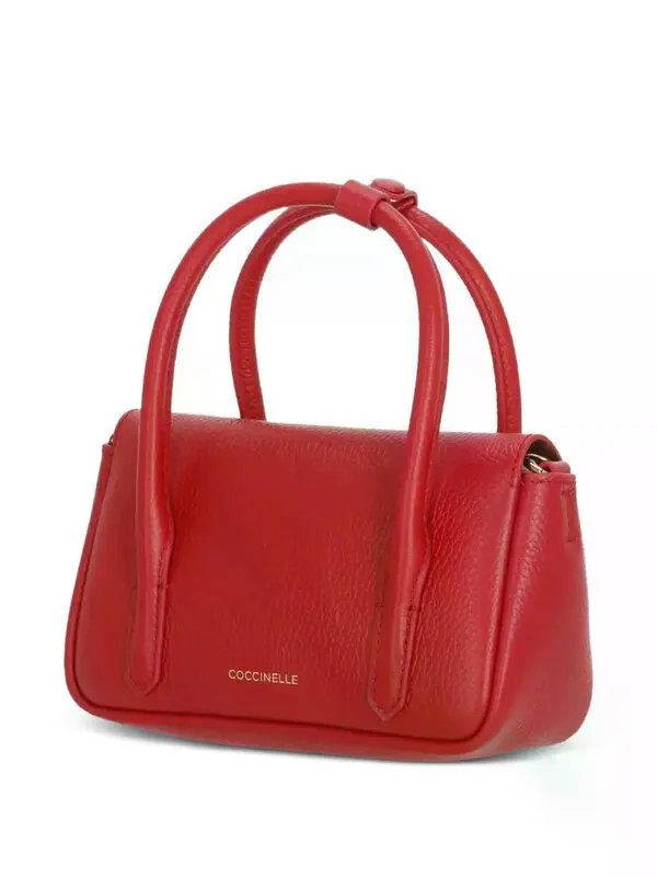 COCCINELLE Mini C-me Lock Tote Bag - Red