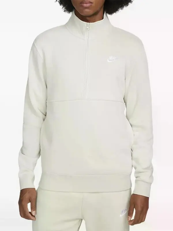 Nike Sportswear Club Half-zip Sweater - Neutrals