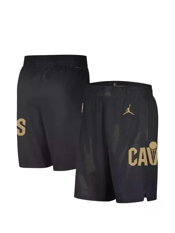 JORDAN Nba Cavaliers Logo-print Shorts - Black