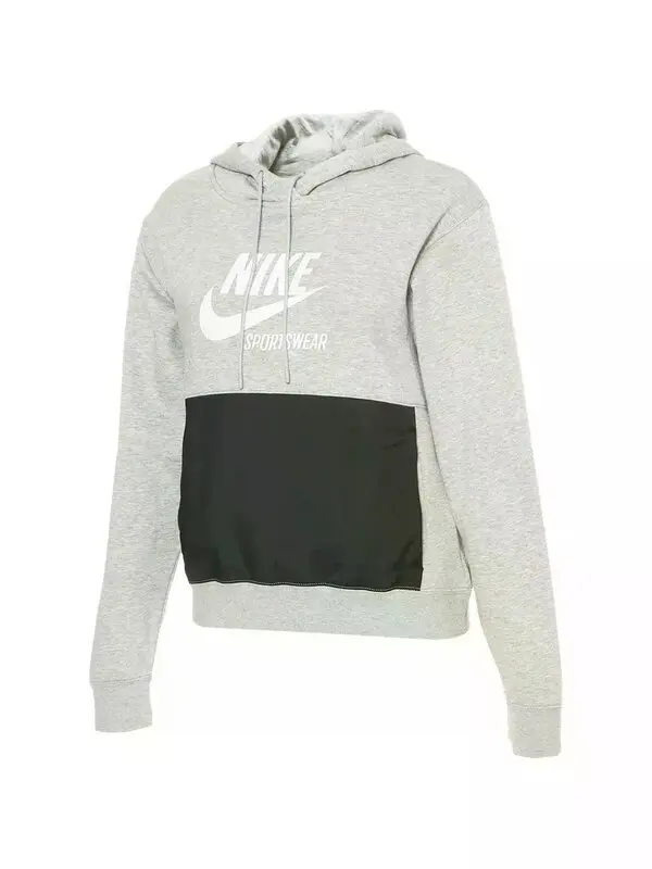 Nike Heritage Fleece Hoodie - Grey