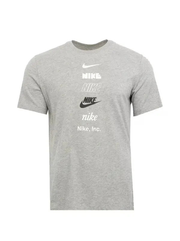 Nike Sportswear Club Logo-print T-shirt - Grey