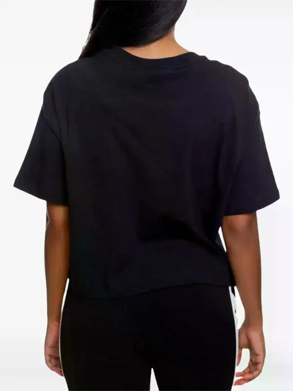 Nike Logo-print Cropped T-shirt