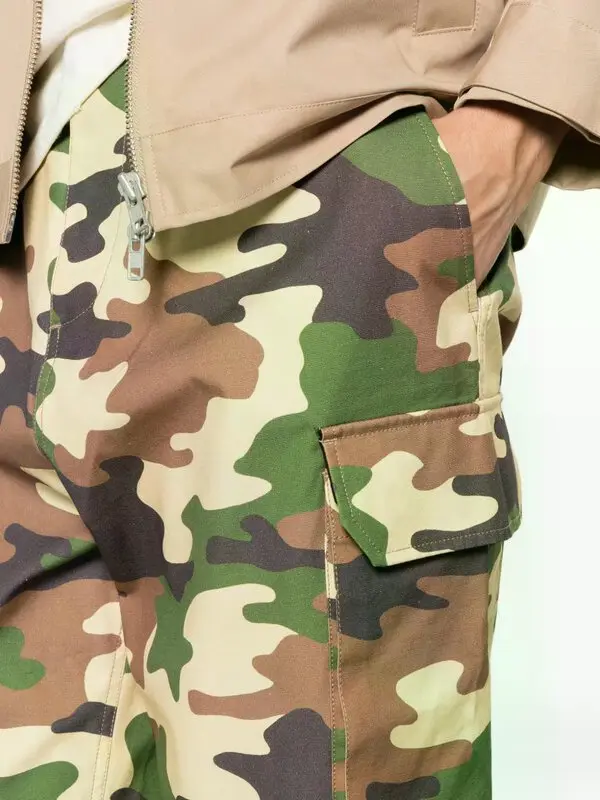 JW Anderson Camouflage-print Cargo Trousers - Green
