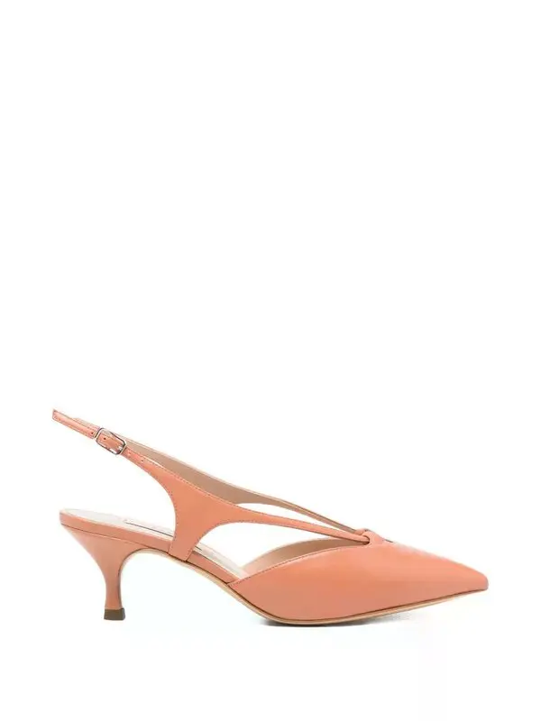 Casadei Minorca Cut-out Slingback Pumps - Neutrals