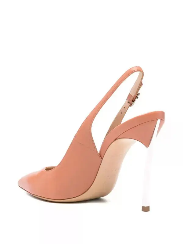 Casadei Minorca Blade Slingback Pumps - Neutrals