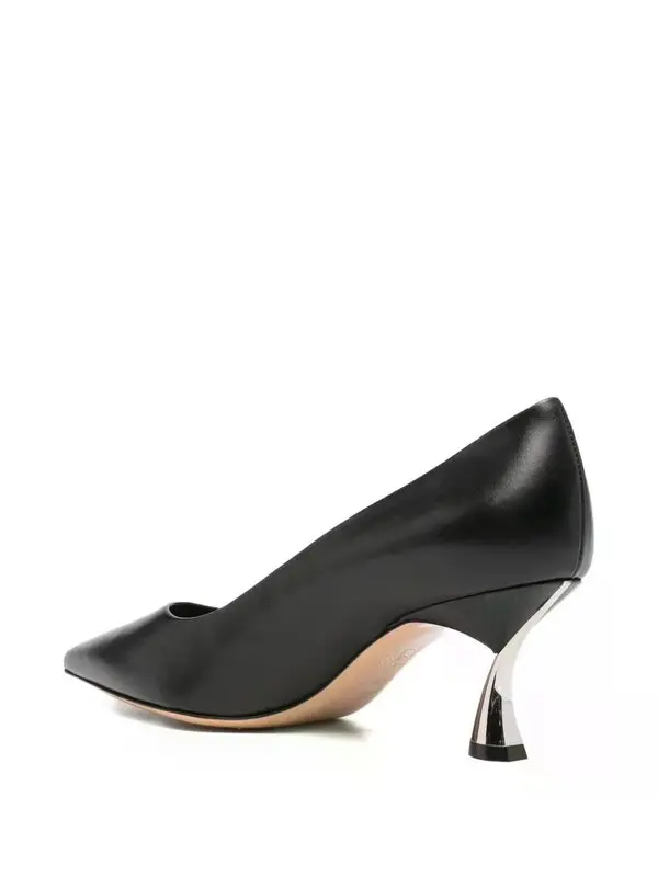 Casadei Pointed-toe Leather Pumps