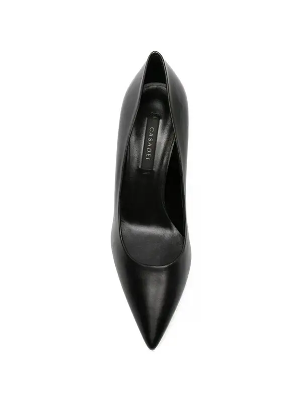 Casadei Pointed-toe Leather Pumps