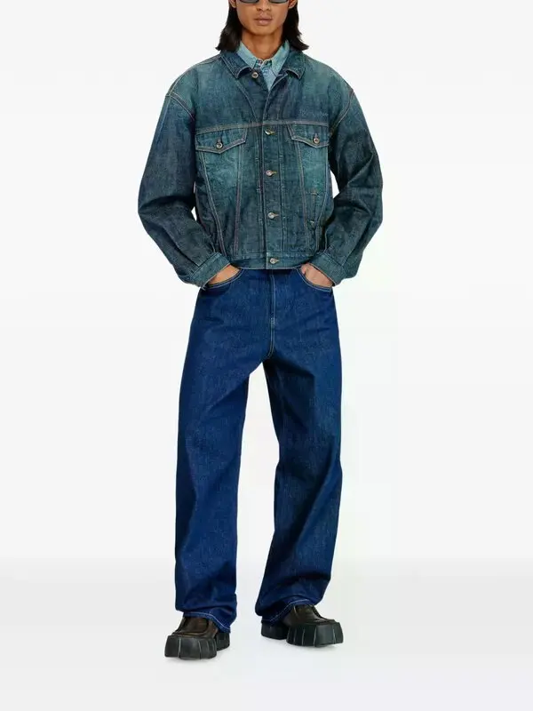 DIESEL® Relaxed Low Waist Wide Leg Jeans