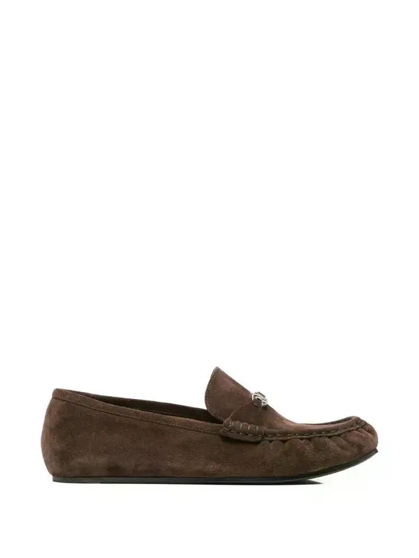Casadei C-chain Suede Loafers