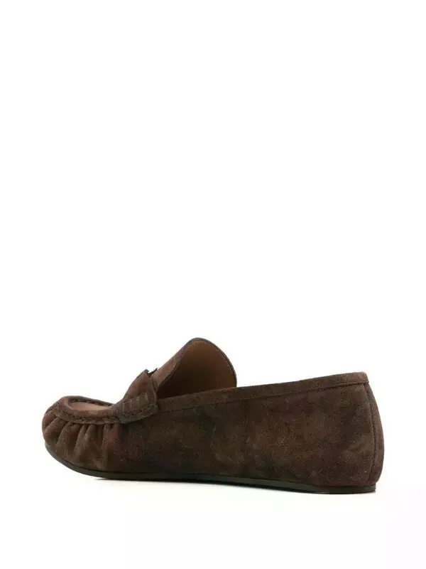 Casadei C-chain Suede Loafers