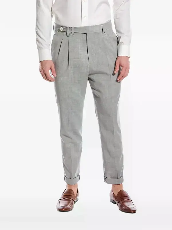 Brunello Cucinelli Tailored Pleated Trousers - Grey