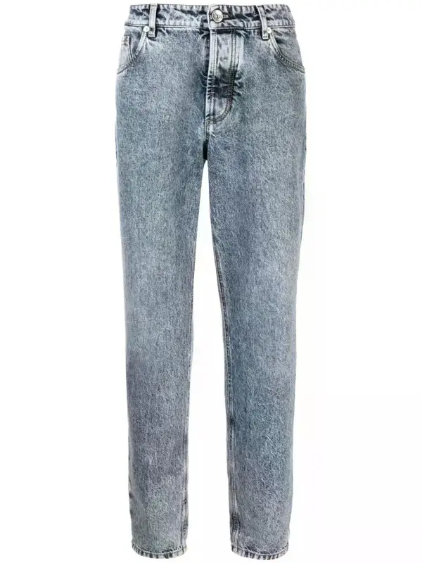 Brunello Cucinelli Belt-loops Jeans - Blue