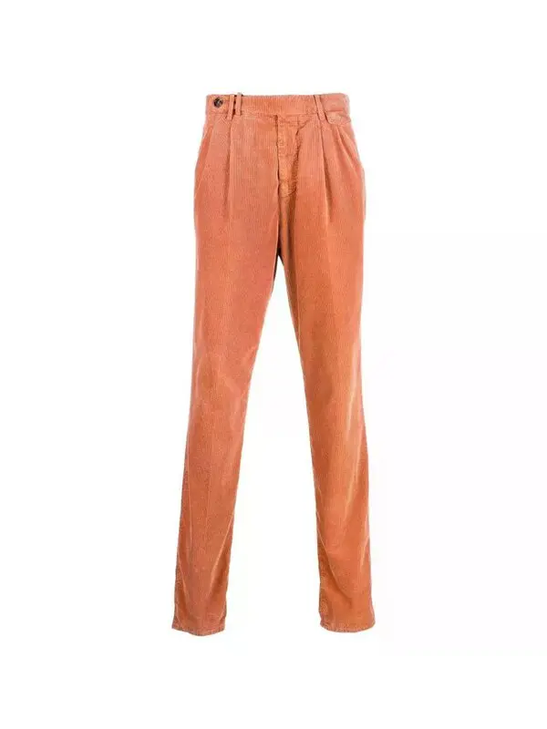 Brunello Cucinelli Corduroy Trousers - Orange