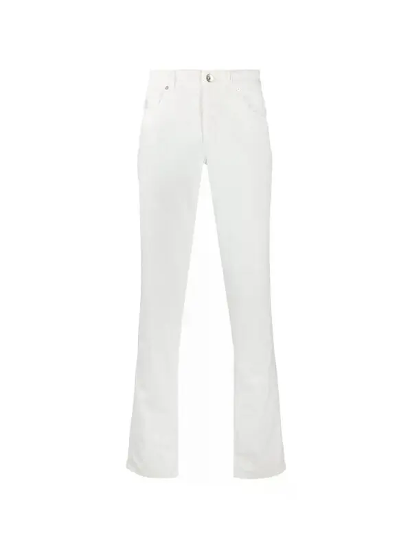 Brunello Cucinelli Straight-leg Trousers - White
