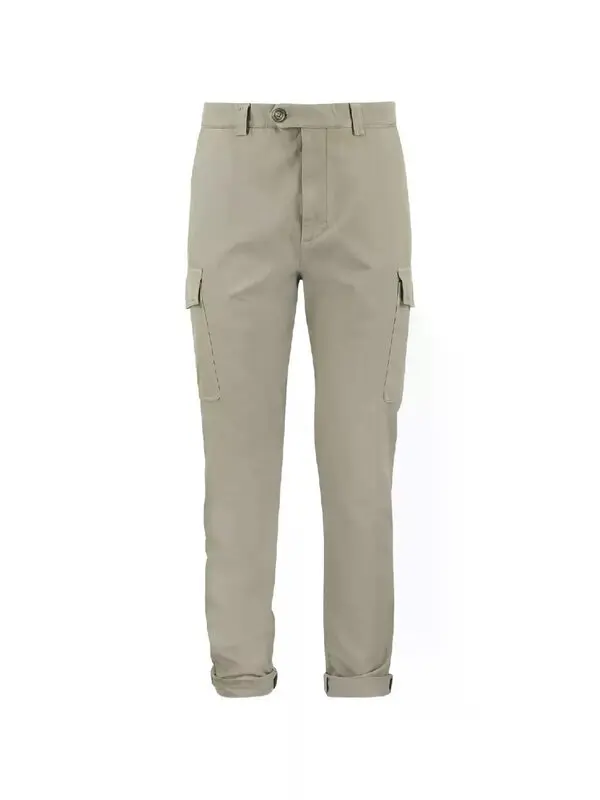 Brunello Cucinelli Cargo Straight-leg Trousers - Neutrals