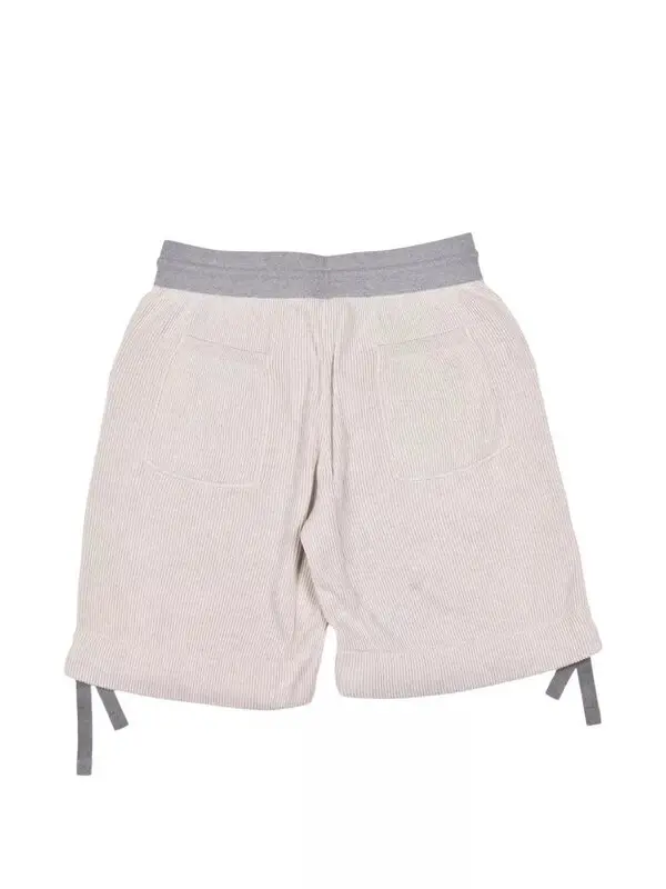 Brunello Cucinelli Ribbed Shorts - Grey