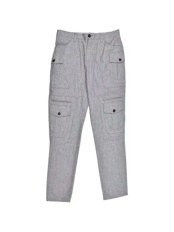 Brunello Cucinelli Cargo-pocket Tapered Pants - Grey
