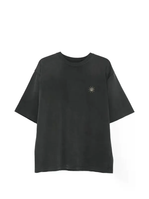 HTC LOS ANGELES Stud-embellished Logo-print T-shirt