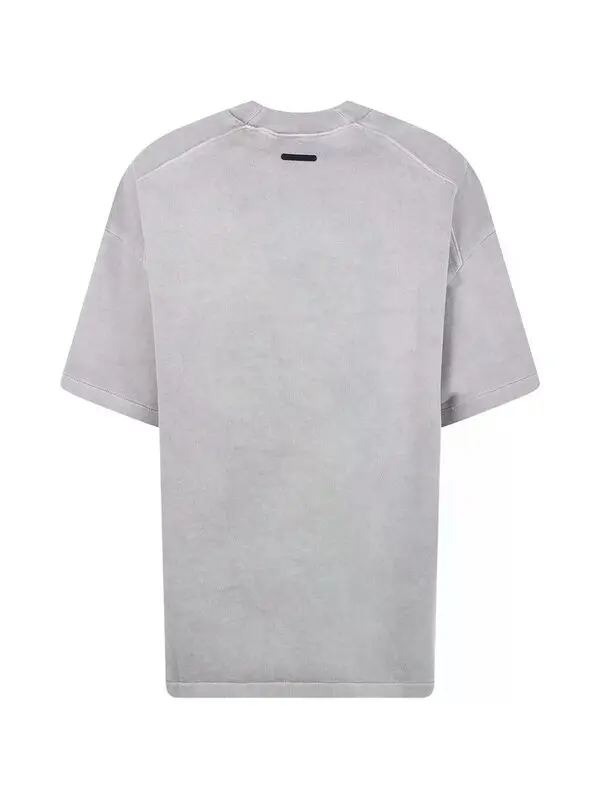 Fear Of God Logo-patch T-shirt - Grey