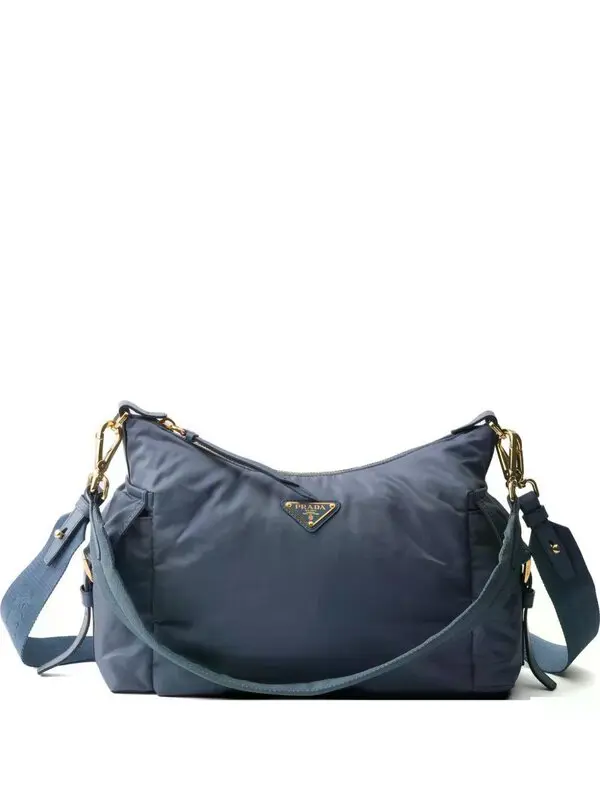 Prada Re-nylon And Leather Bag - Blue