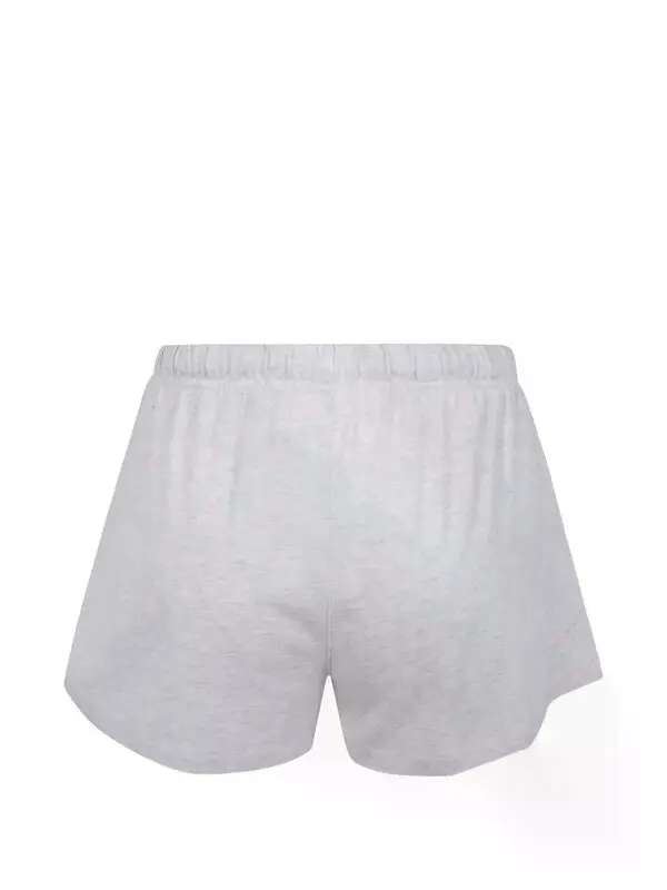 Fear Of God Logo-patch Track Shorts - Grey
