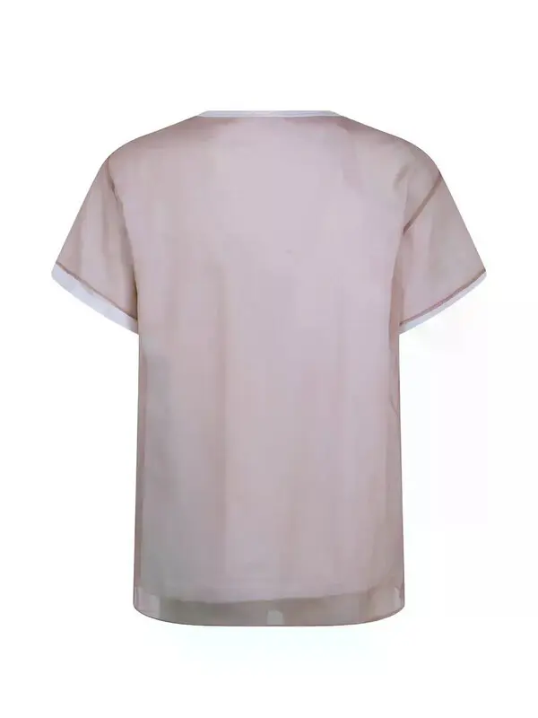 N°21 Sheer T-shirt - Neutrals