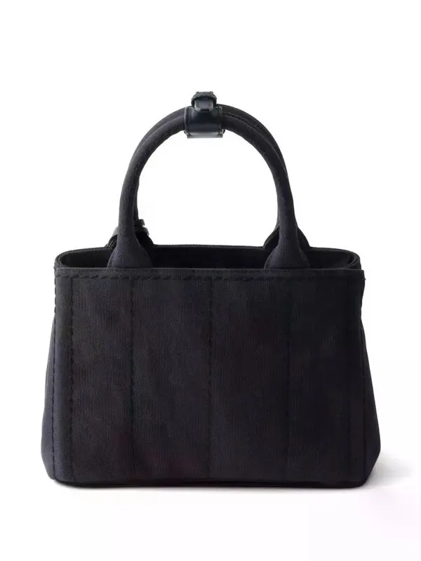 Prada Jardinière Cotton Canvas Mini-bag - Blue