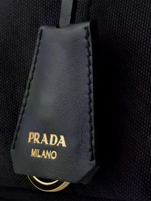 Prada Jardinière Cotton Canvas Mini-bag - Blue