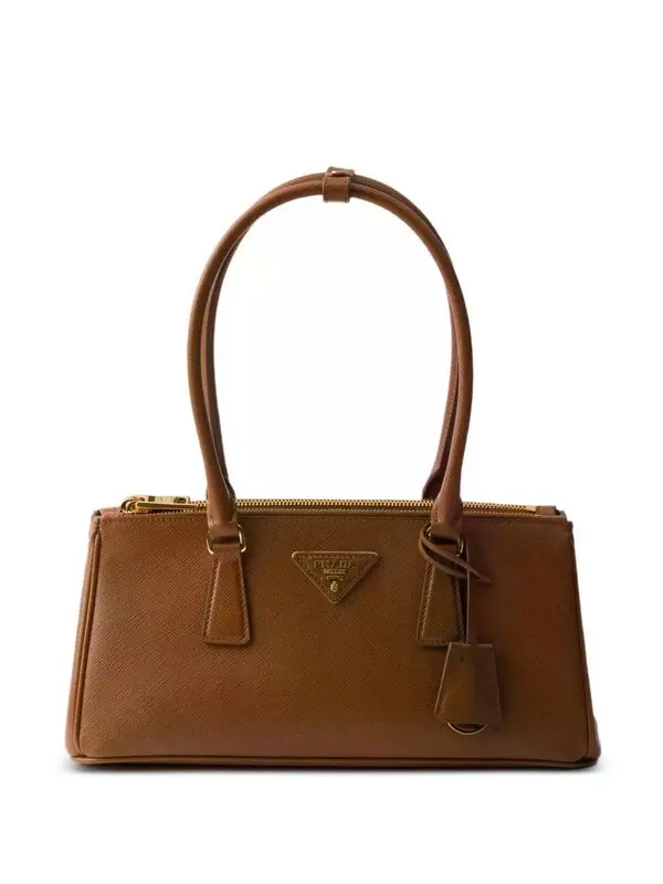 Prada Galleria Medium Saffiano Leather Bag - Brown