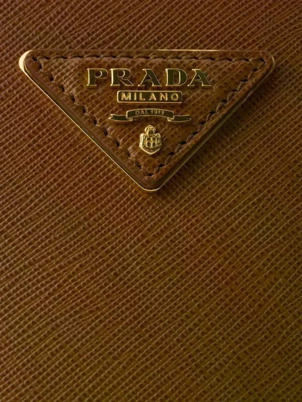 Prada Galleria Medium Saffiano Leather Bag - Brown