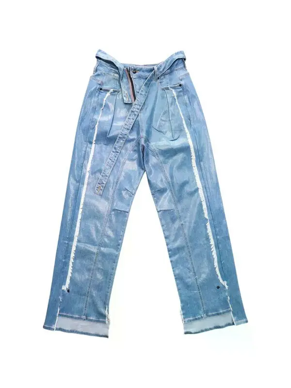 Ottolinger Distressed Metallic-effect Jeans