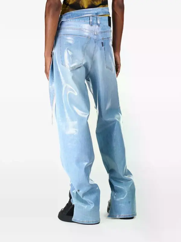 Ottolinger Distressed Metallic-effect Jeans