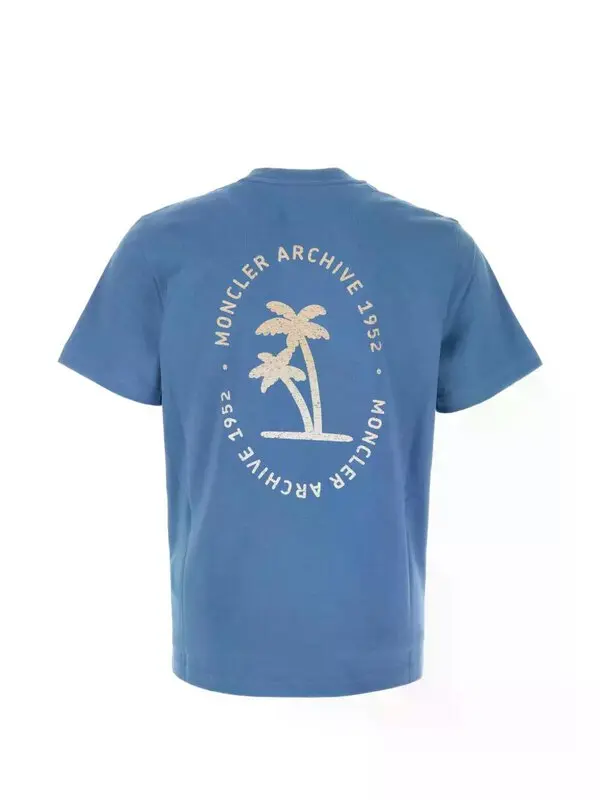 Moncler Pocket Palm T-shirt - Blue