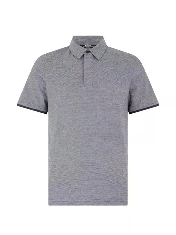 K-WAY Striped Short-sleeve Polo Shirt