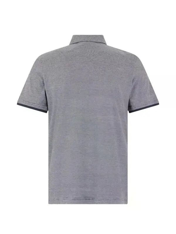 K-WAY Striped Short-sleeve Polo Shirt