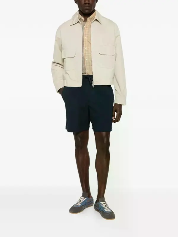 Maison Kitsuné Drawstring-waist Shorts - Blue