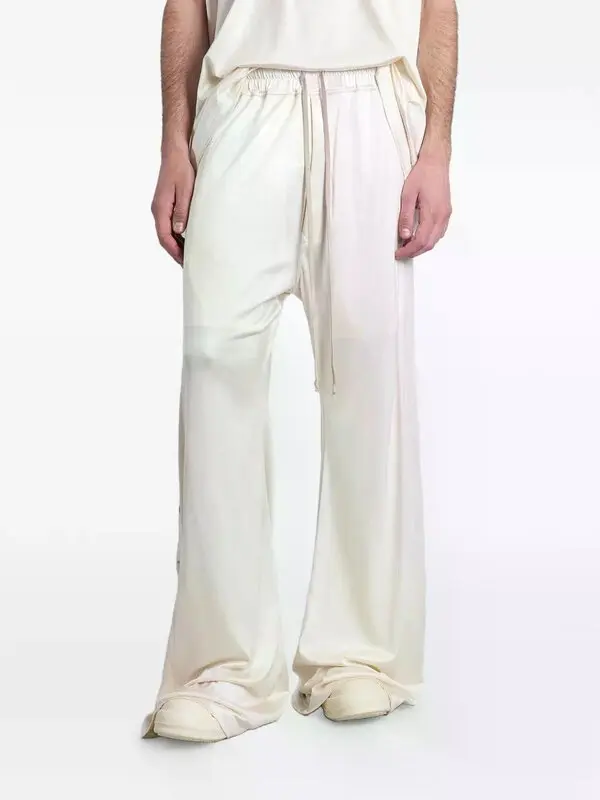 Rick Owens Press-stud Drawstring Trousers - Neutrals