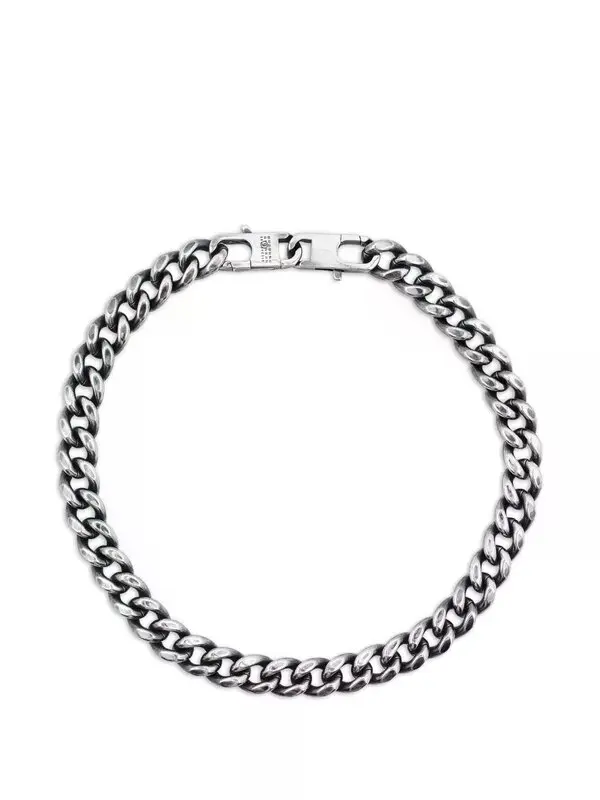 MAISON MARGIELA Curb-link Numeric Signature Necklace - Silver