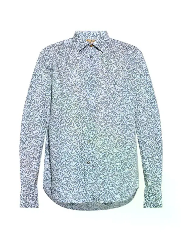 Paul Smith Floral-print Shirt - Blue