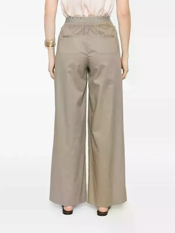 Peserico Logo-waistband Pleated Pants