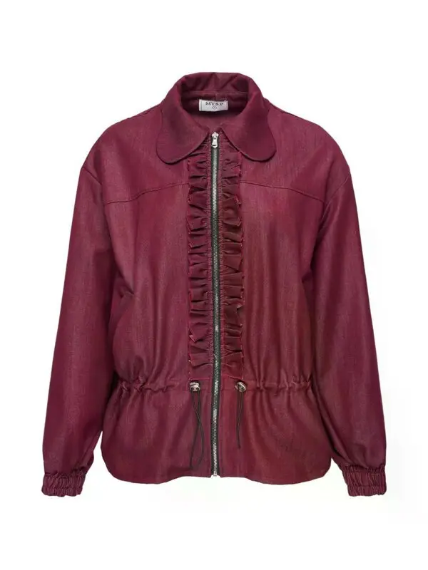KENZIE KLAMBIE Ruffle-trimmed Jacket