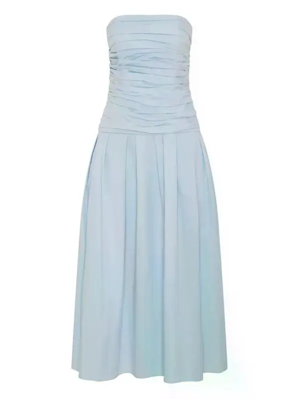 Anna Quan Strapless Dress - Blue