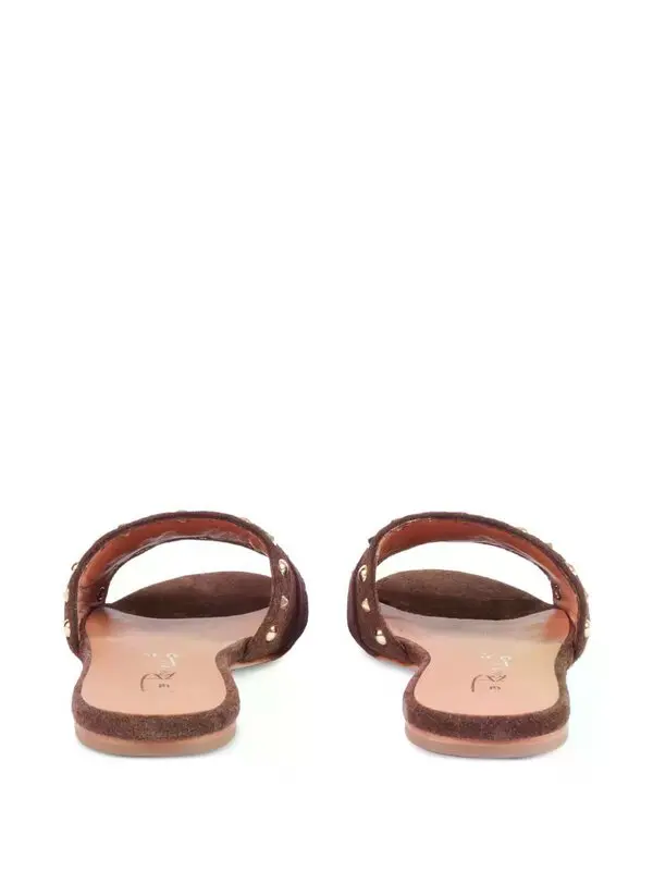 VIA ROMA 15 Stud-embellished Sandals