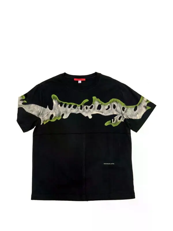 Eckhaus Latta Graphic-print Panelled T-shirt