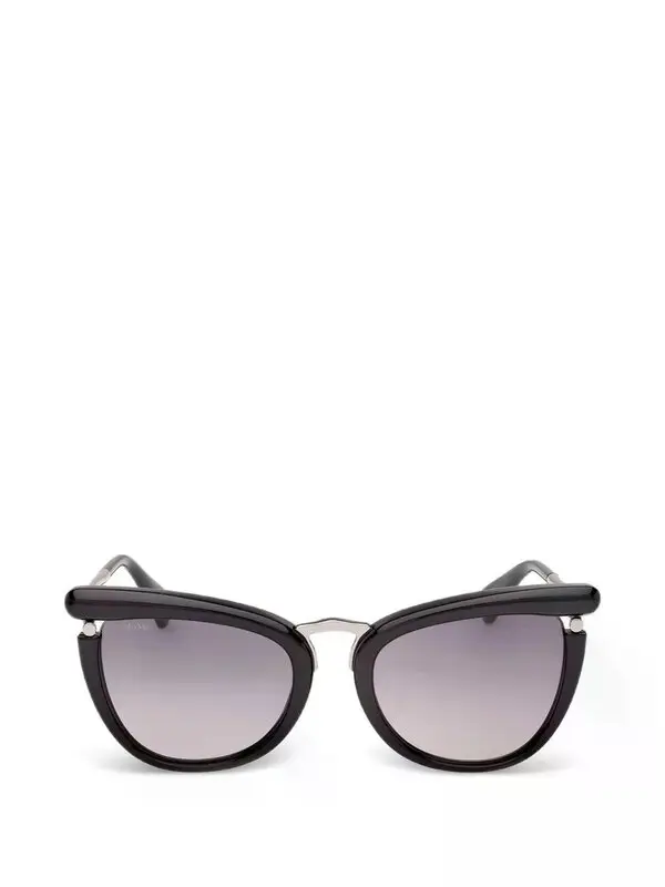 Max Mara Cat-eye Frame Sunglasses - Black
