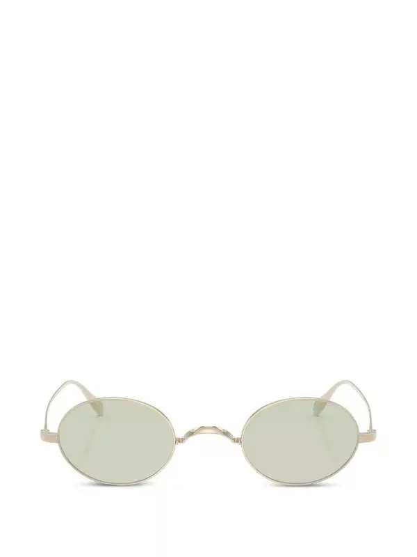 Oliver Spencer Calidor Round Frame Glasses - Gold