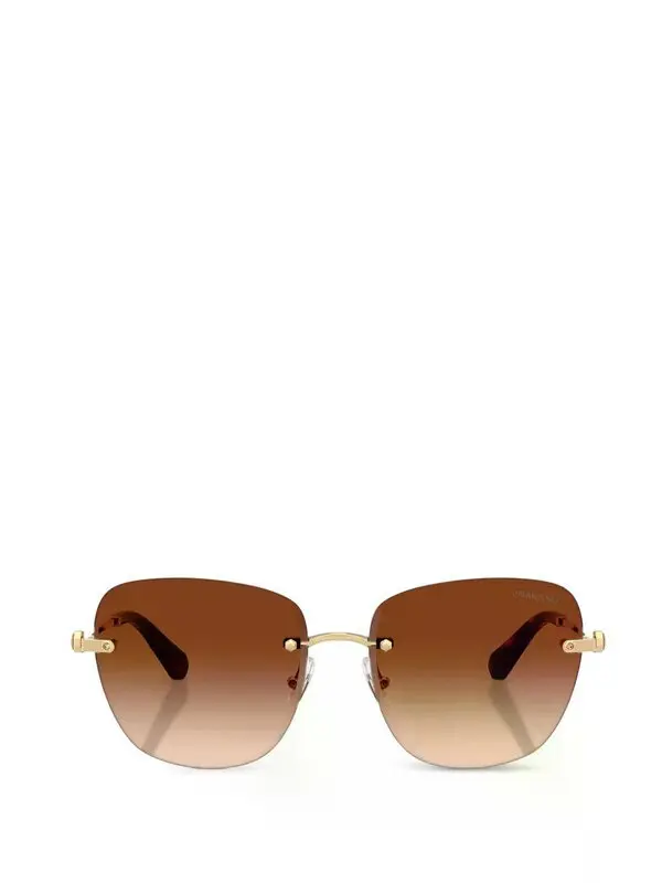 SWAROVSKI Square-frame Sunglasses - Gold